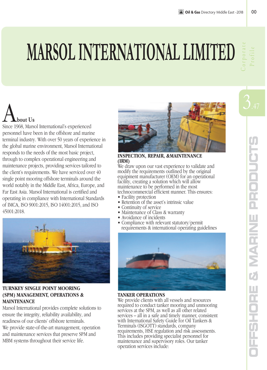 Marsol International Limited - P.O.Box 17793, Dubai, United Arab ...